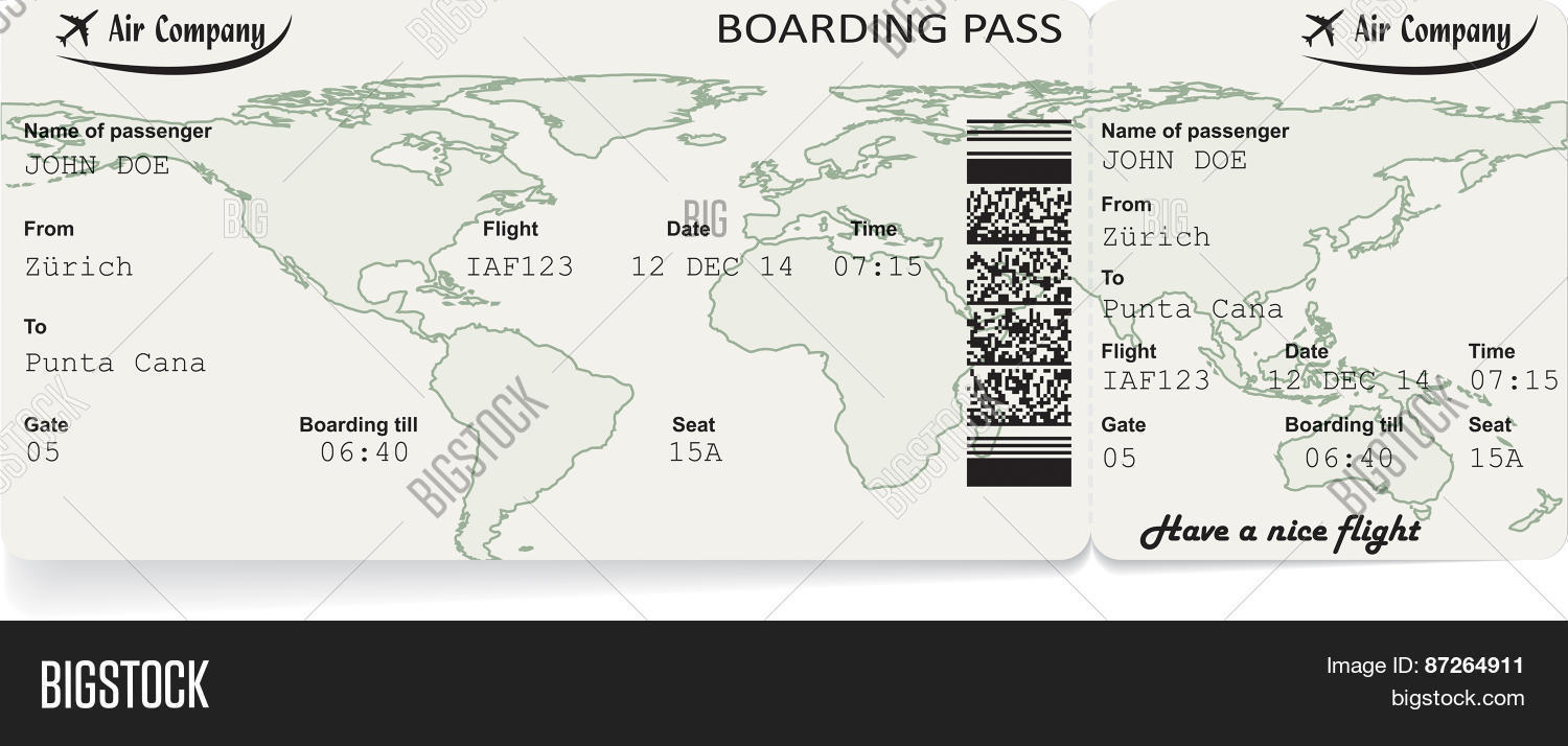 Vector Image Airline Vector & Photo (Free Trial) | Bigstock