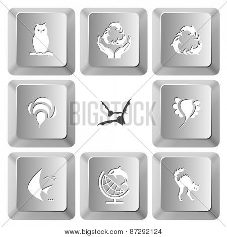 Animal Set. Raster Set Image & Photo (Free Trial) | Bigstock