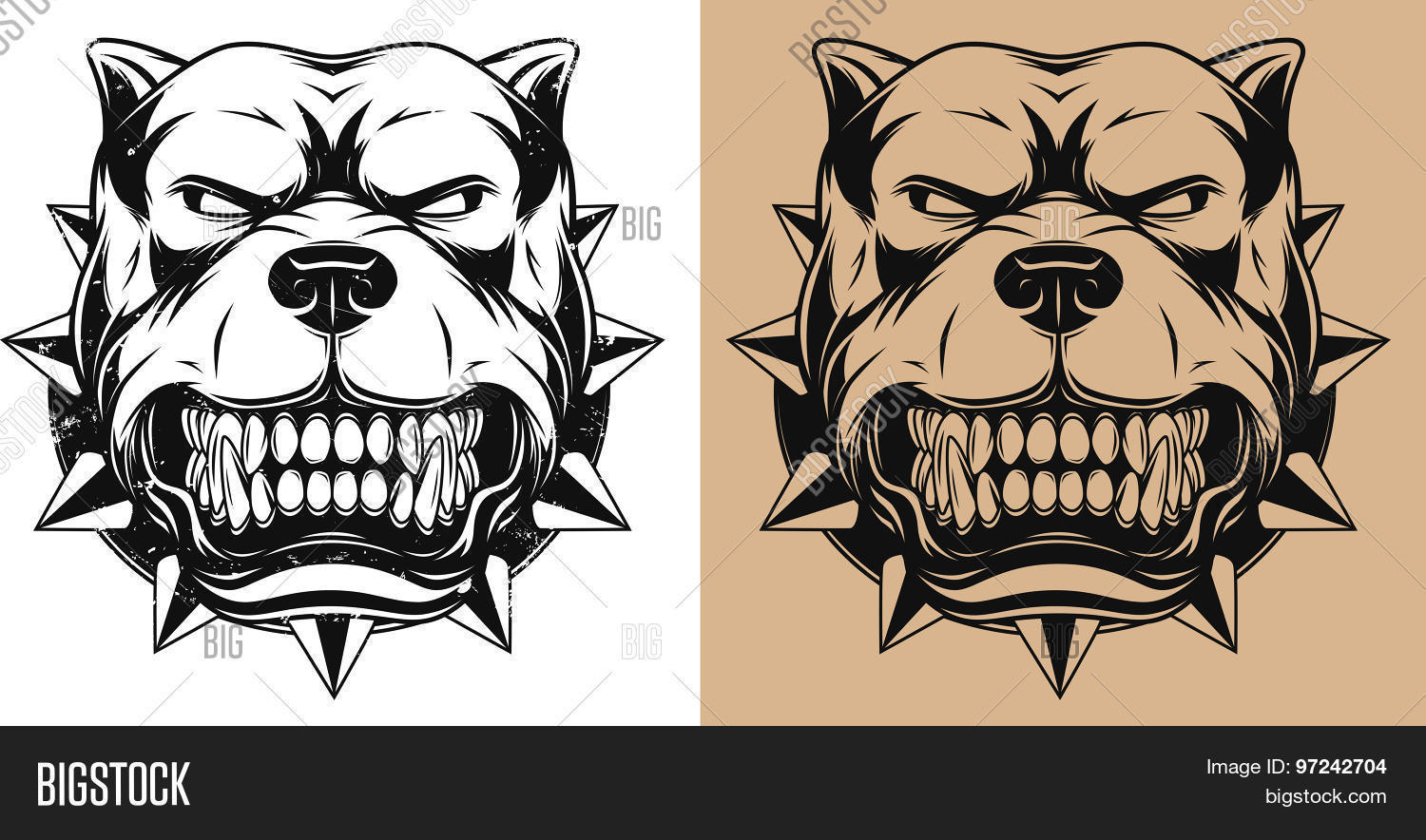 Angry Dog Vector & Photo (Free Trial) | Bigstock