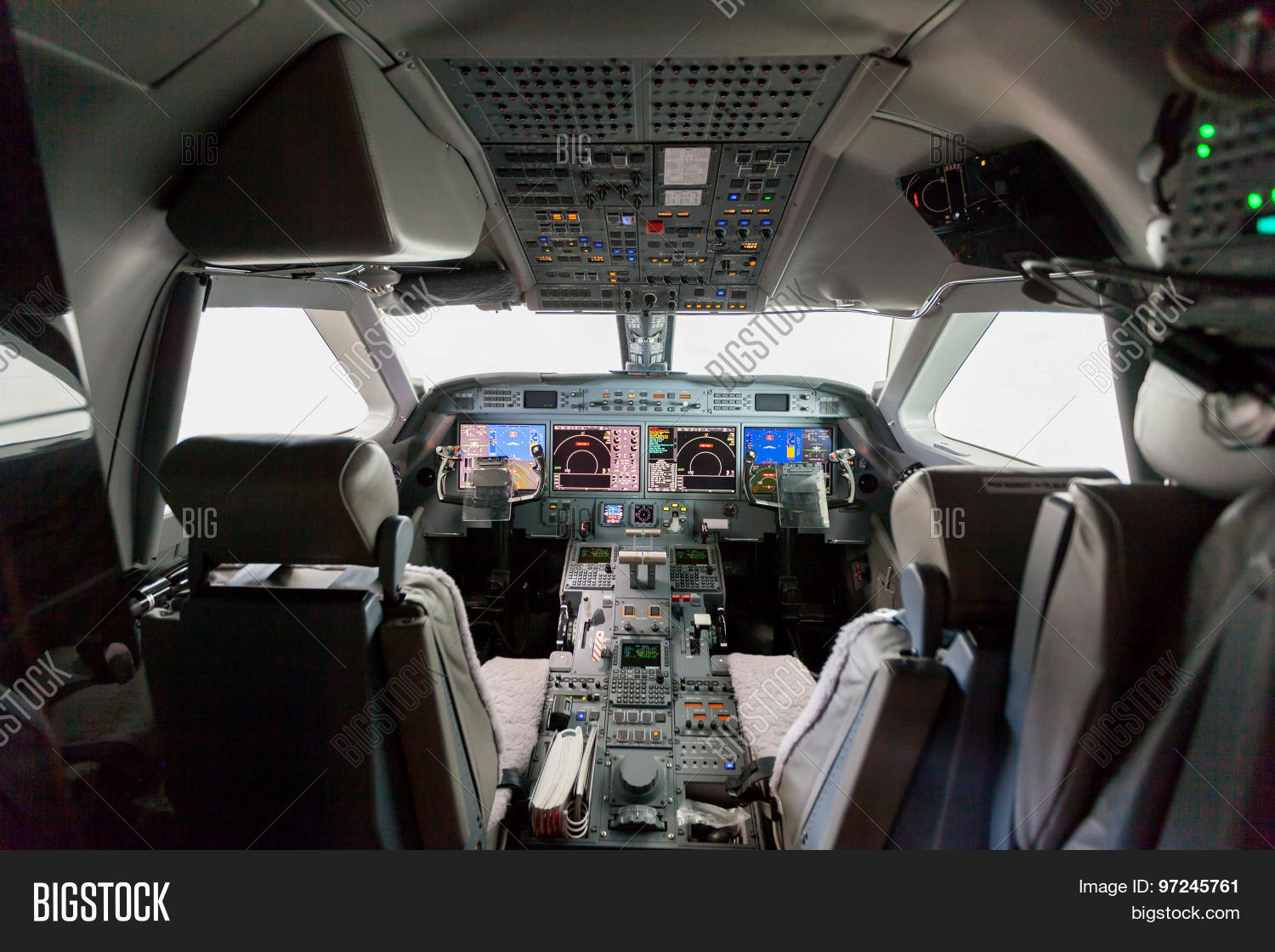 Inside View Cockpit Image And Photo Free Trial Bigstock
