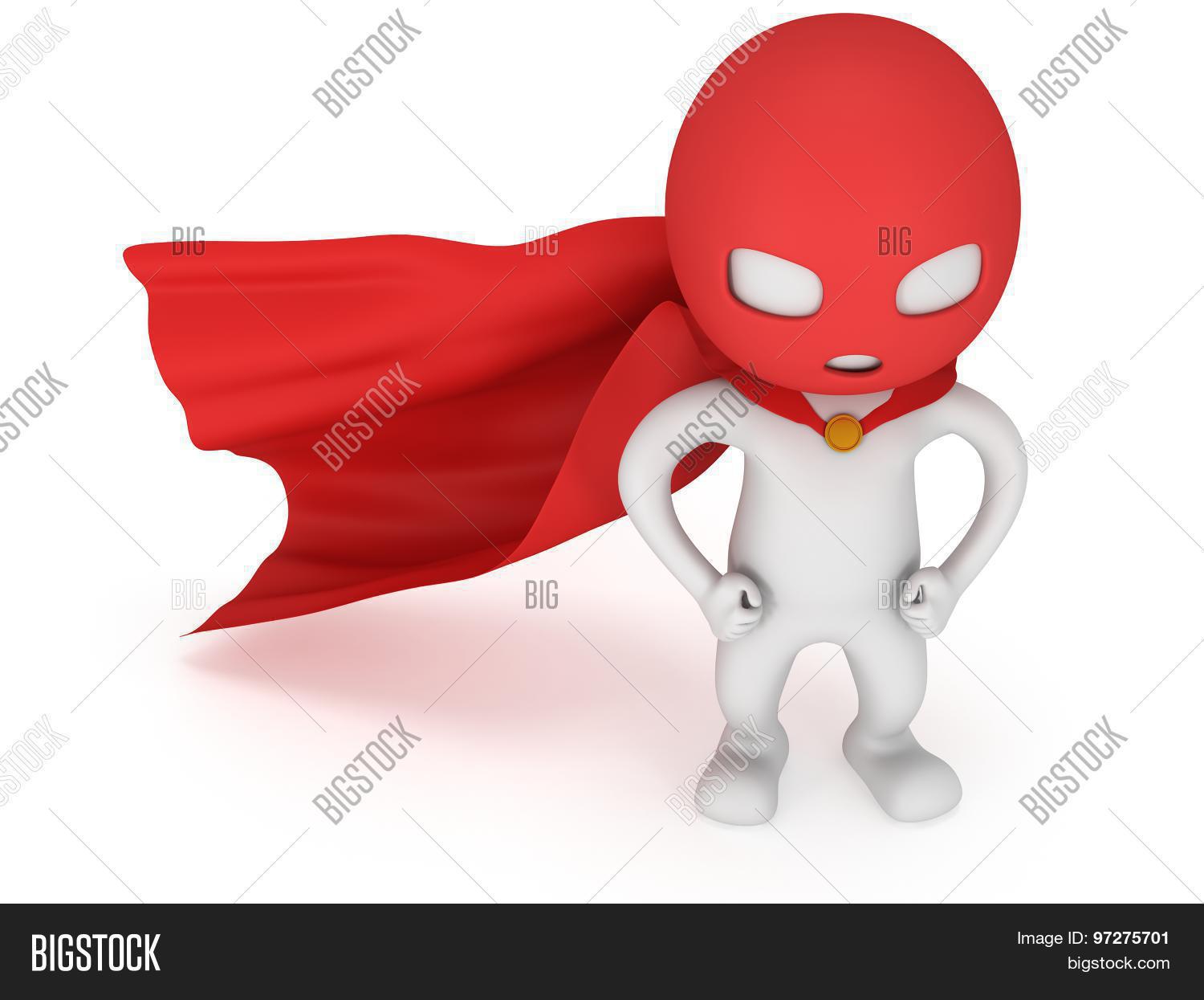 3D Man Brave Superhero Image & Photo (Free Trial) | Bigstock