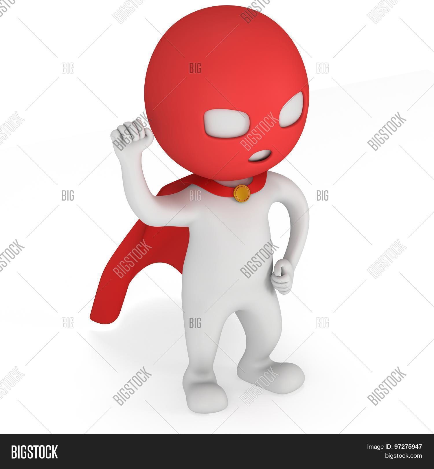 3D Man Brave Superhero Image & Photo (Free Trial) | Bigstock