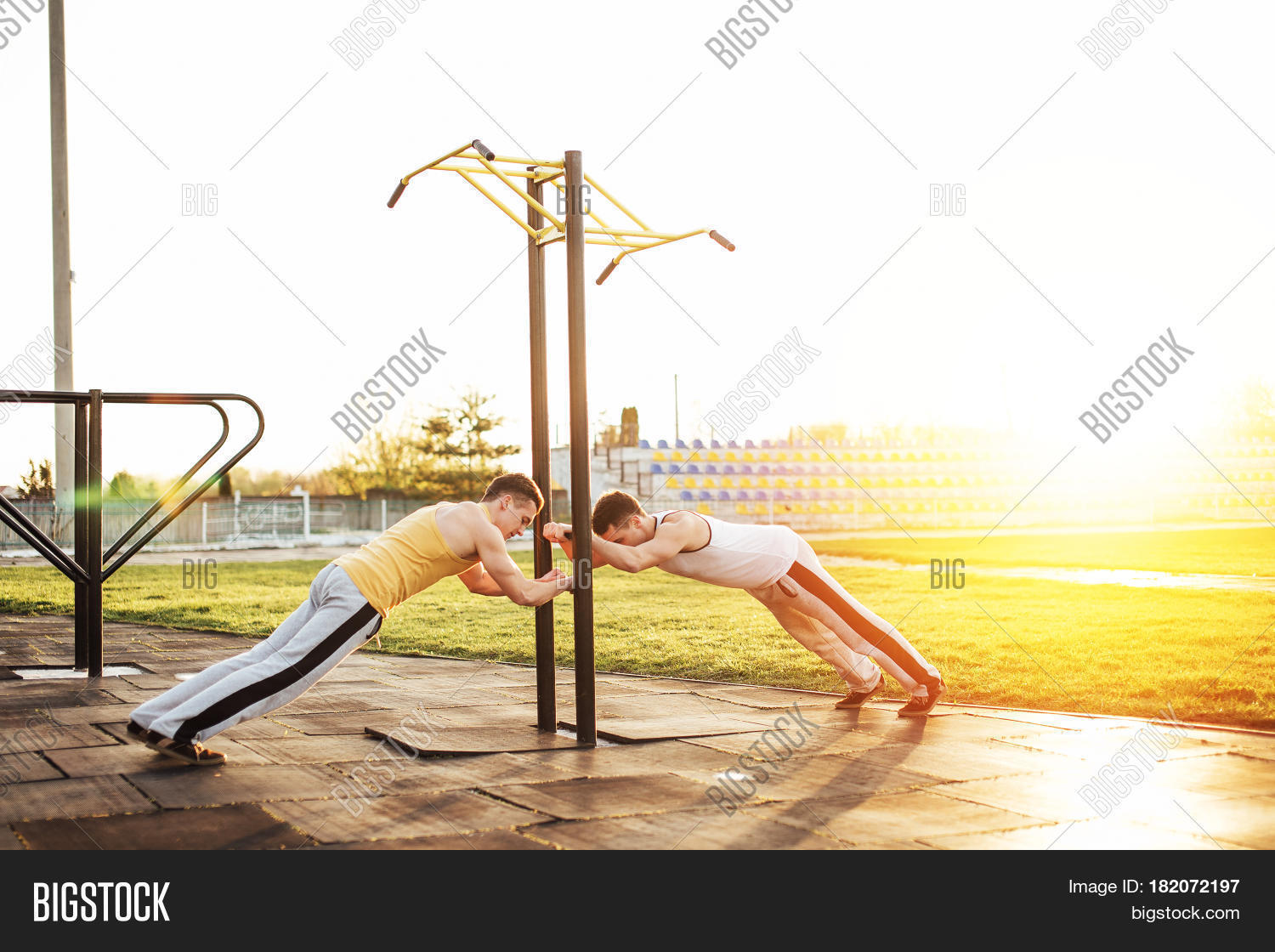 Two Man Stand Stadium Image & Photo (Free Trial) | Bigstock