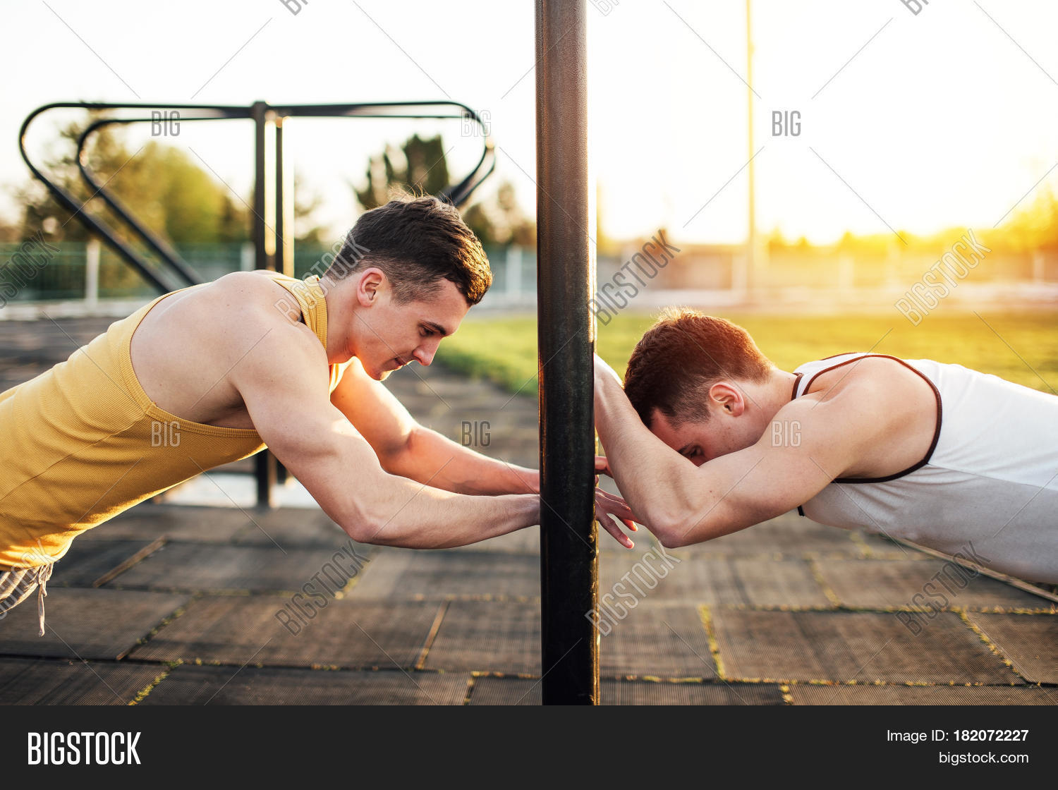 Two Man Stand Stadium Image & Photo (Free Trial) | Bigstock