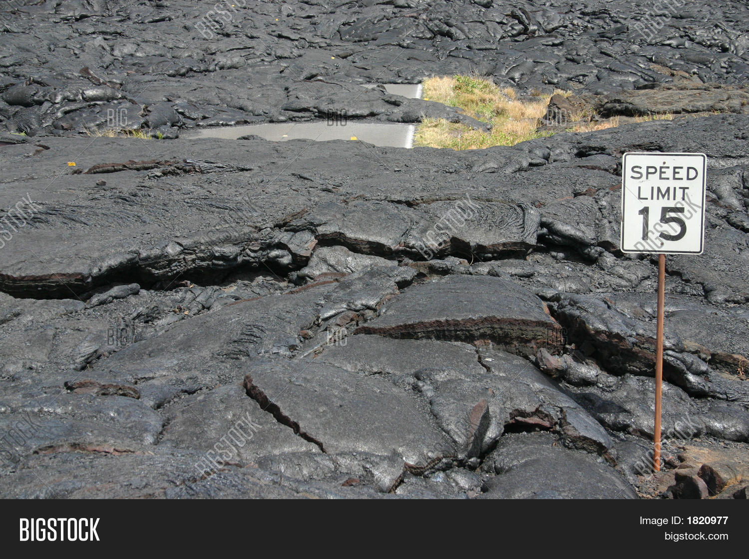 Lava On Road Image & Photo (Free Trial) | Bigstock