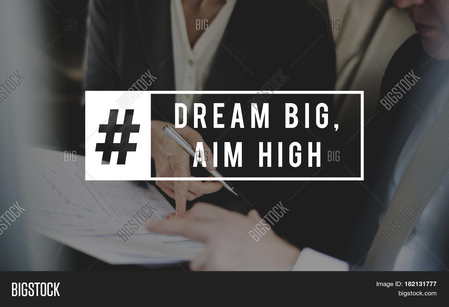 Dream Big Aim High Image & Photo (Free Trial) | Bigstock