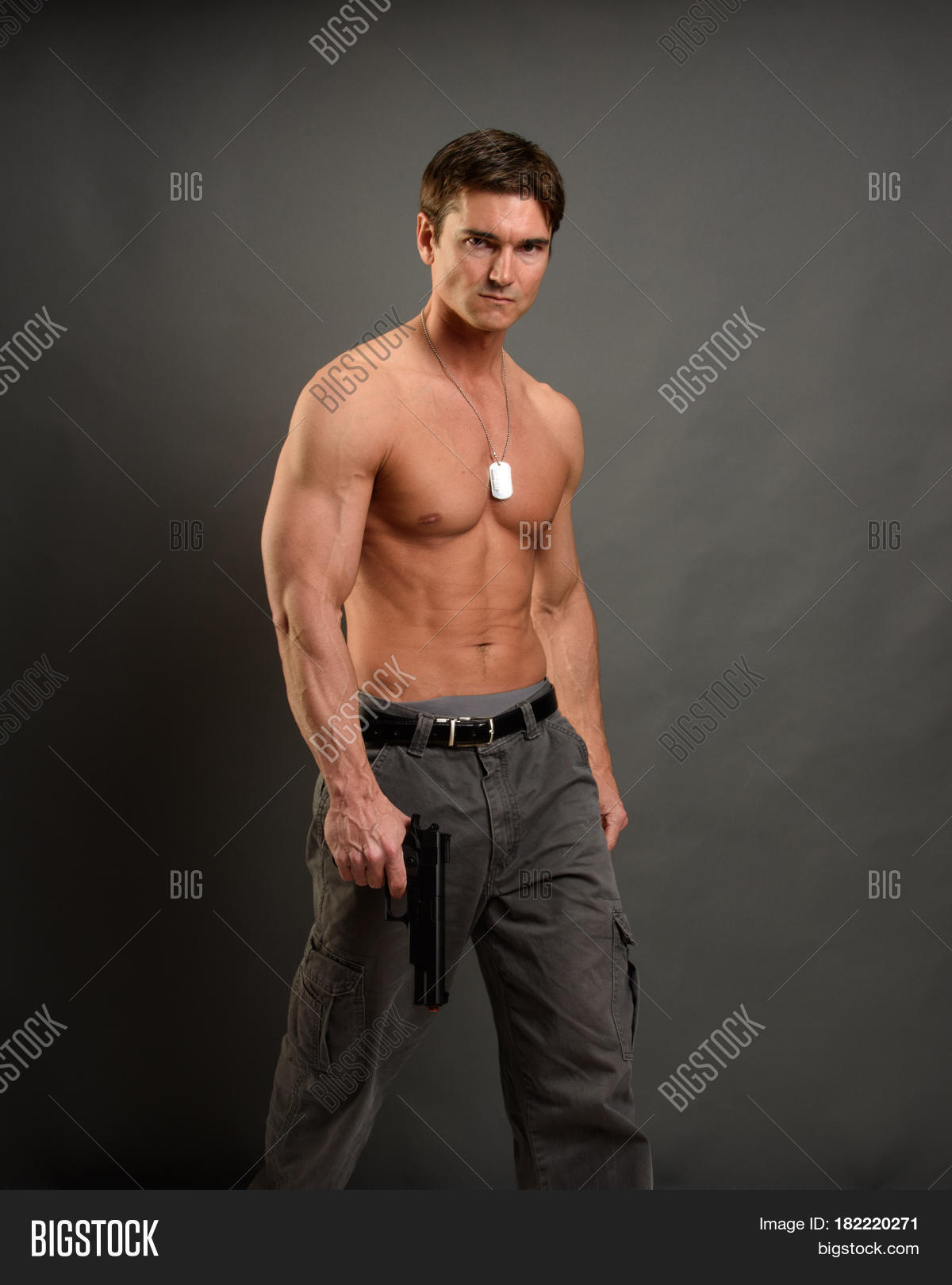 Tough Guy Holding Out Image & Photo (Free Trial) | Bigstock