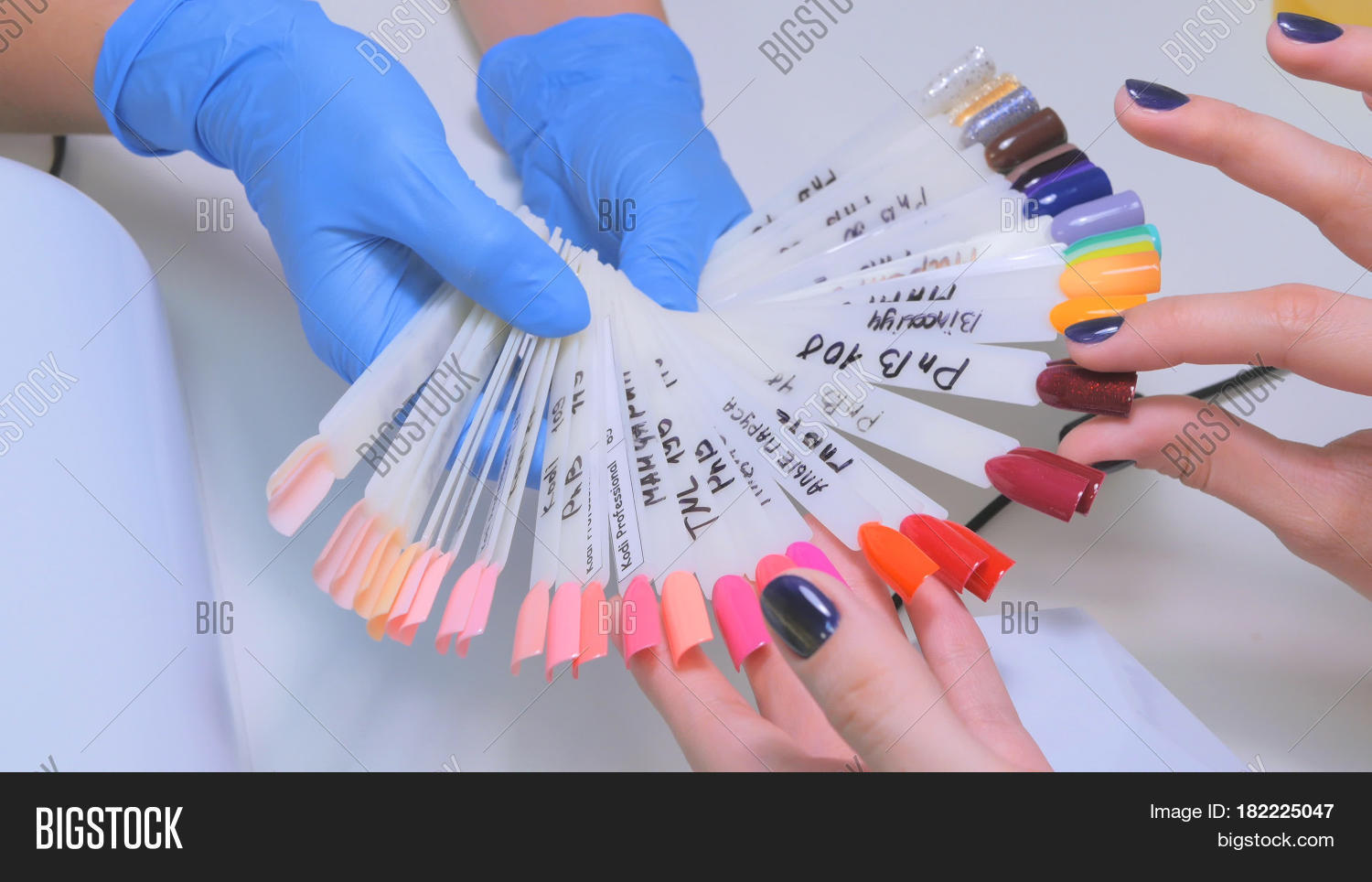 Nail Technician Shows Image & Photo (Free Trial) | Bigstock