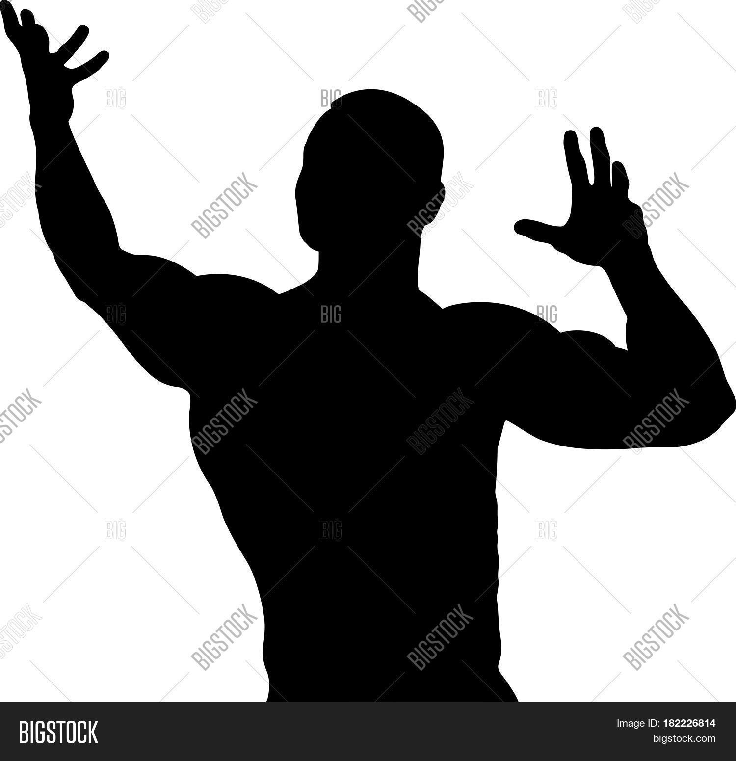 Black Silhouette Back Vector & Photo (Free Trial) | Bigstock