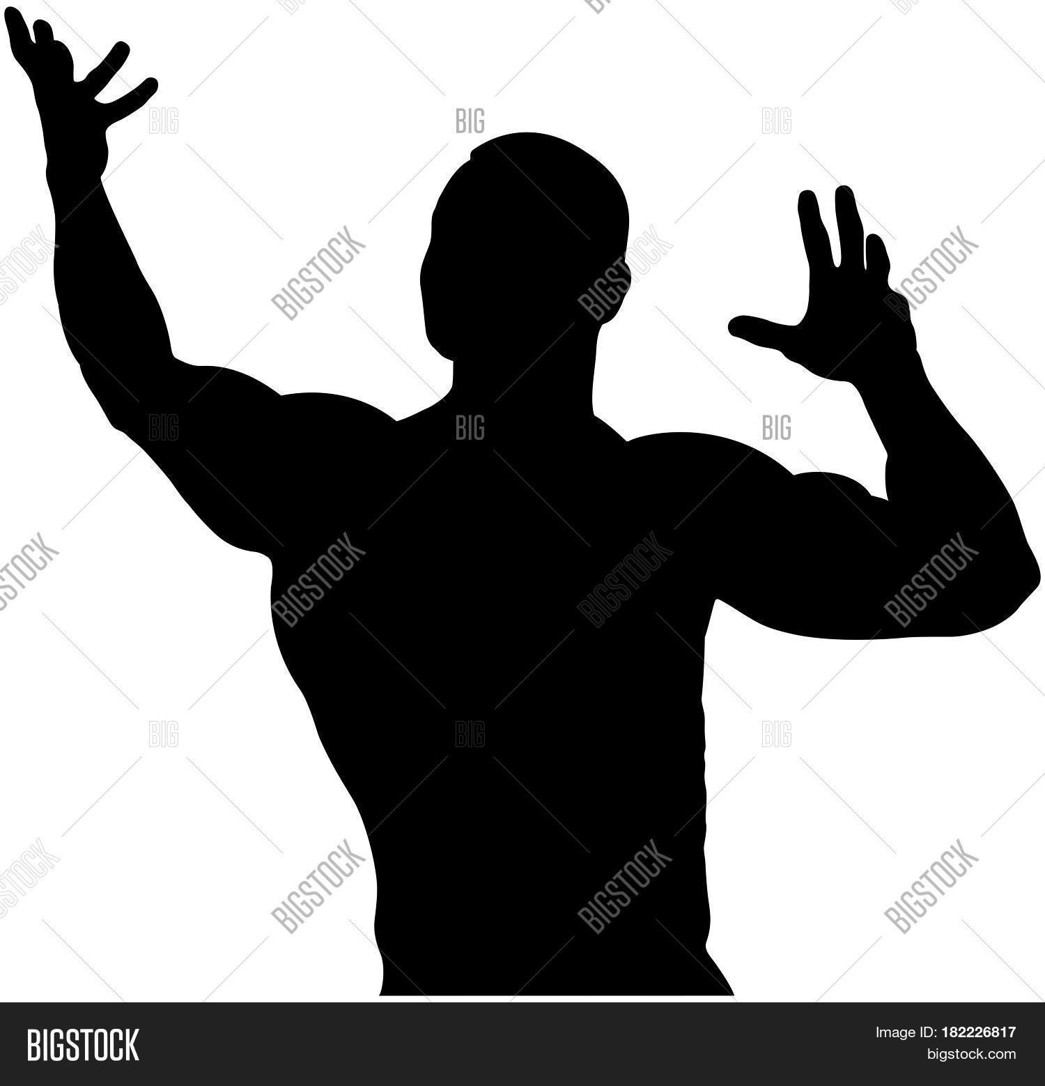 Black Silhouette Back Image & Photo (Free Trial) | Bigstock
