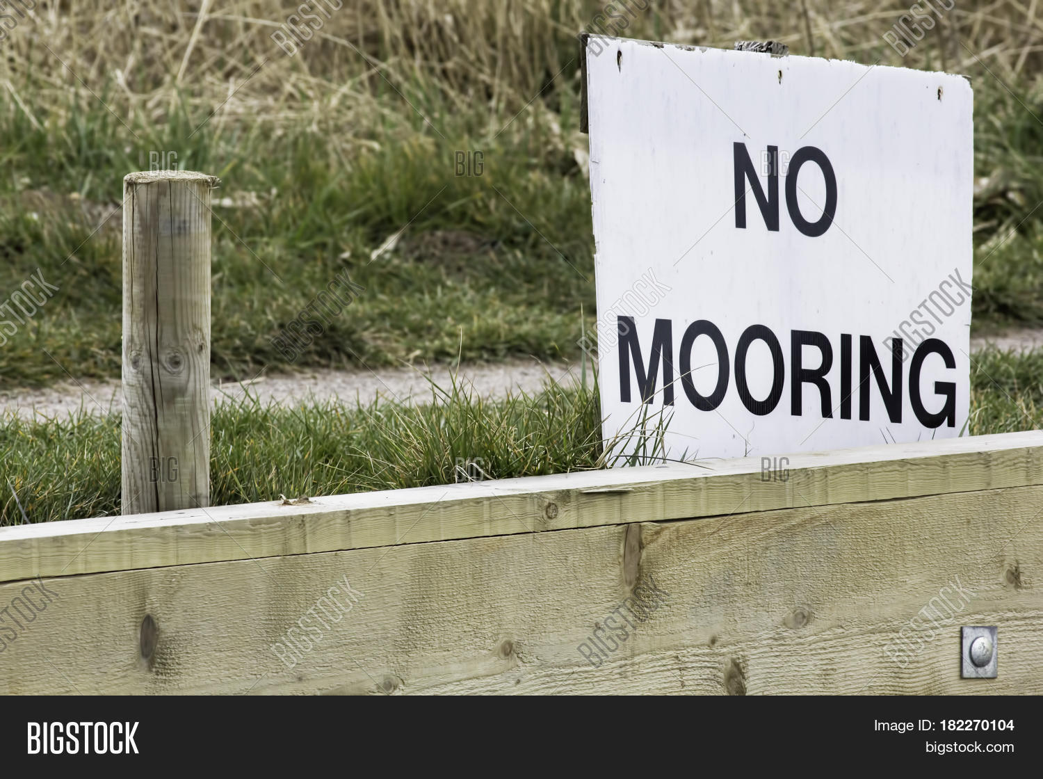 No Mooring Sign By Image & Photo (Free Trial) | Bigstock