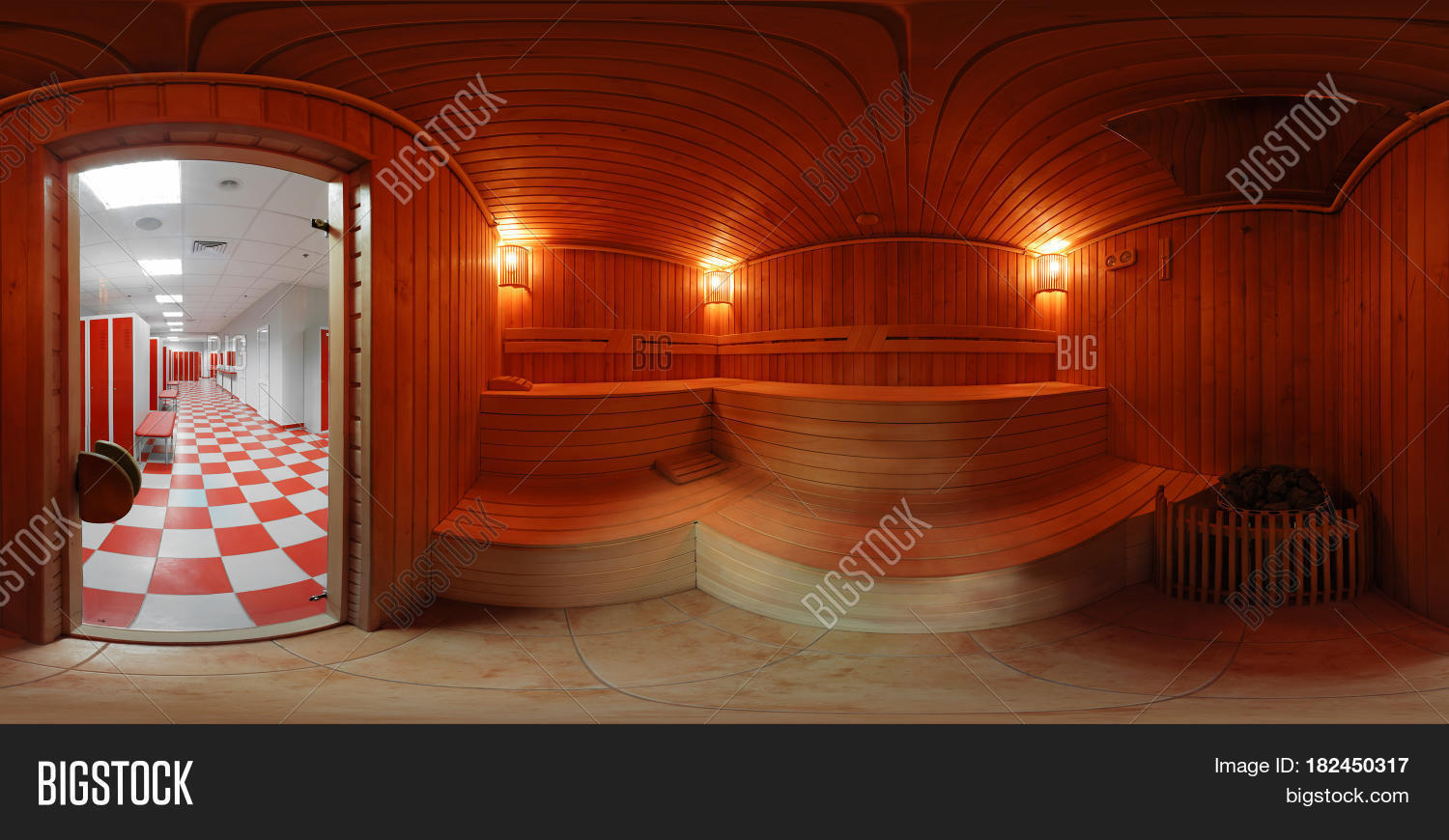 Bright Panorama Sauna Image & Photo (Free Trial) | Bigstock