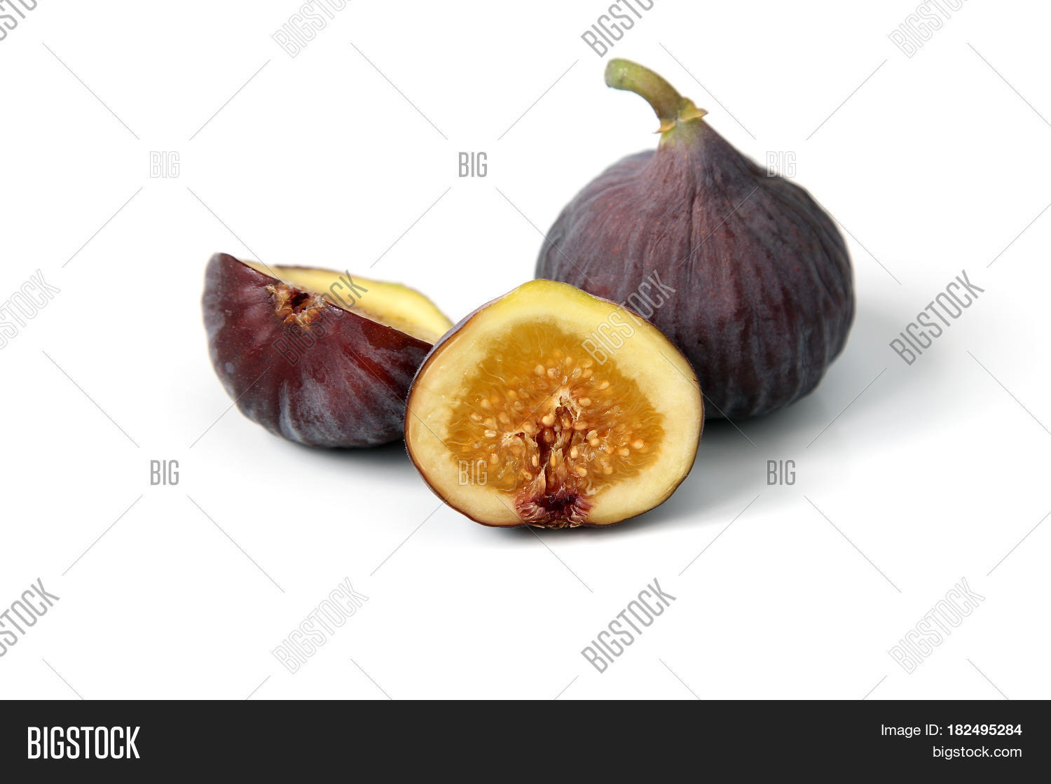 Fresh Figs Cut Open Image & Photo (Free Trial) | Bigstock