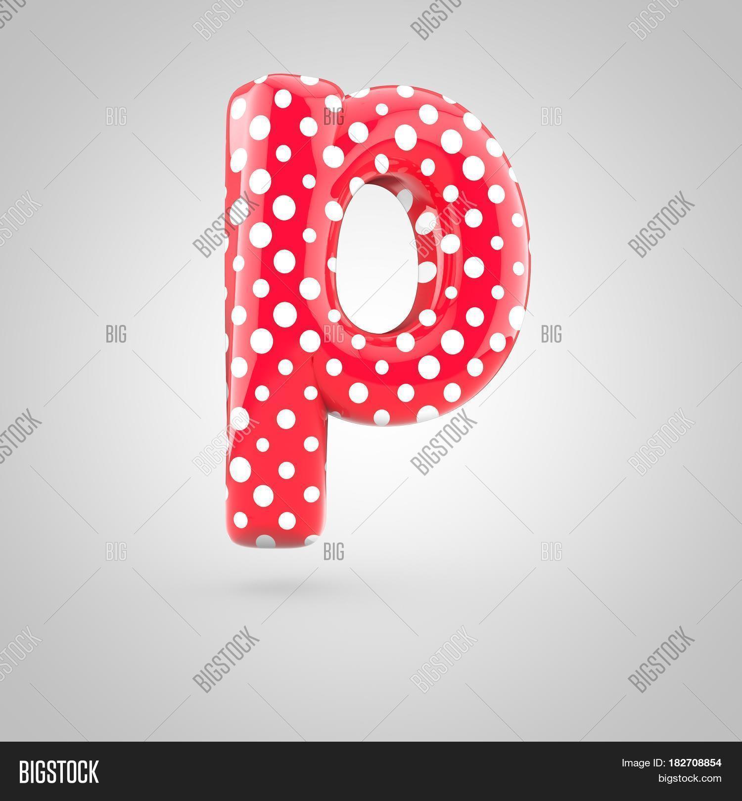 Red Alphabet Letter P Image & Photo (Free Trial) | Bigstock