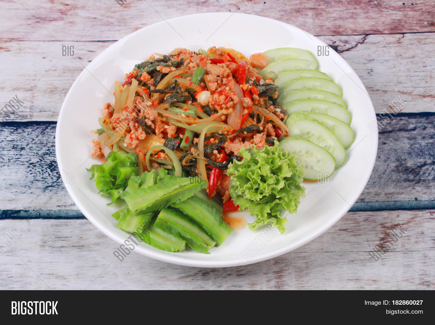 Fried Spicy Basil Image & Photo (Free Trial) | Bigstock