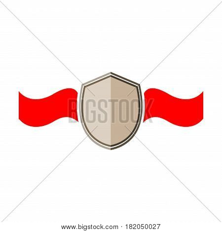Shield Shape Ribbon Vector & Photo (Free Trial) | Bigstock