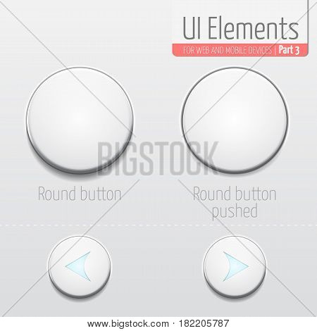 Light UI Elements Vector & Photo (Free Trial) | Bigstock