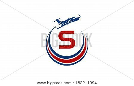 Airplane Logo Swoosh Vector & Photo (Free Trial) | Bigstock