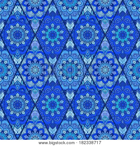 Blue Tile Seamless Vector & Photo (Free Trial) | Bigstock