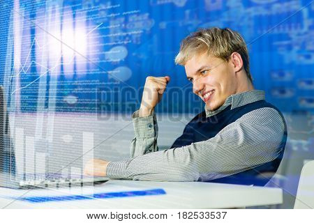 Young Man Glad Because Image & Photo (Free Trial) | Bigstock
