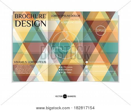Tri-fold Brochure Vector & Photo (Free Trial) | Bigstock