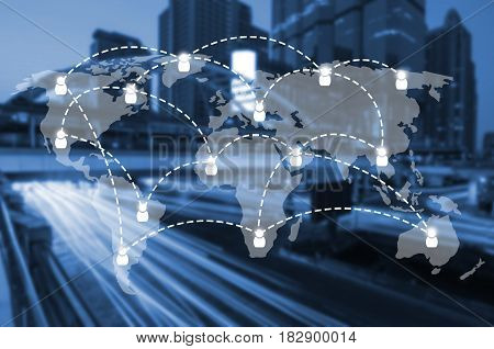 World Map Global Media Image & Photo (Free Trial) | Bigstock