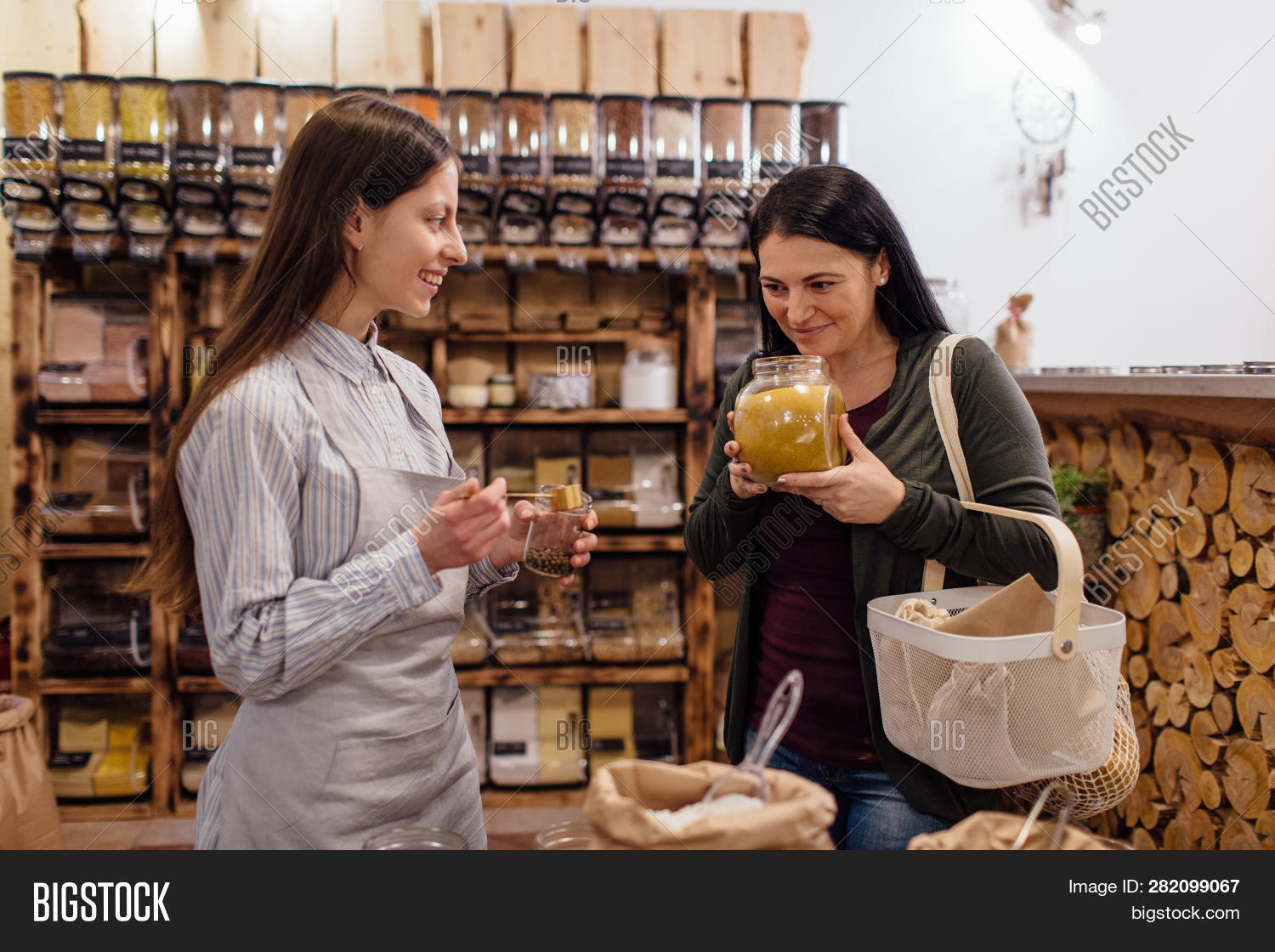 Cheerful Shop Image And Photo Free Trial Bigstock