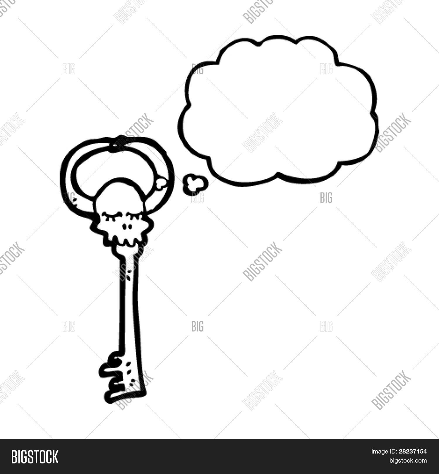 Cartoon Skeleton Key Vector & Photo (Free Trial) | Bigstock