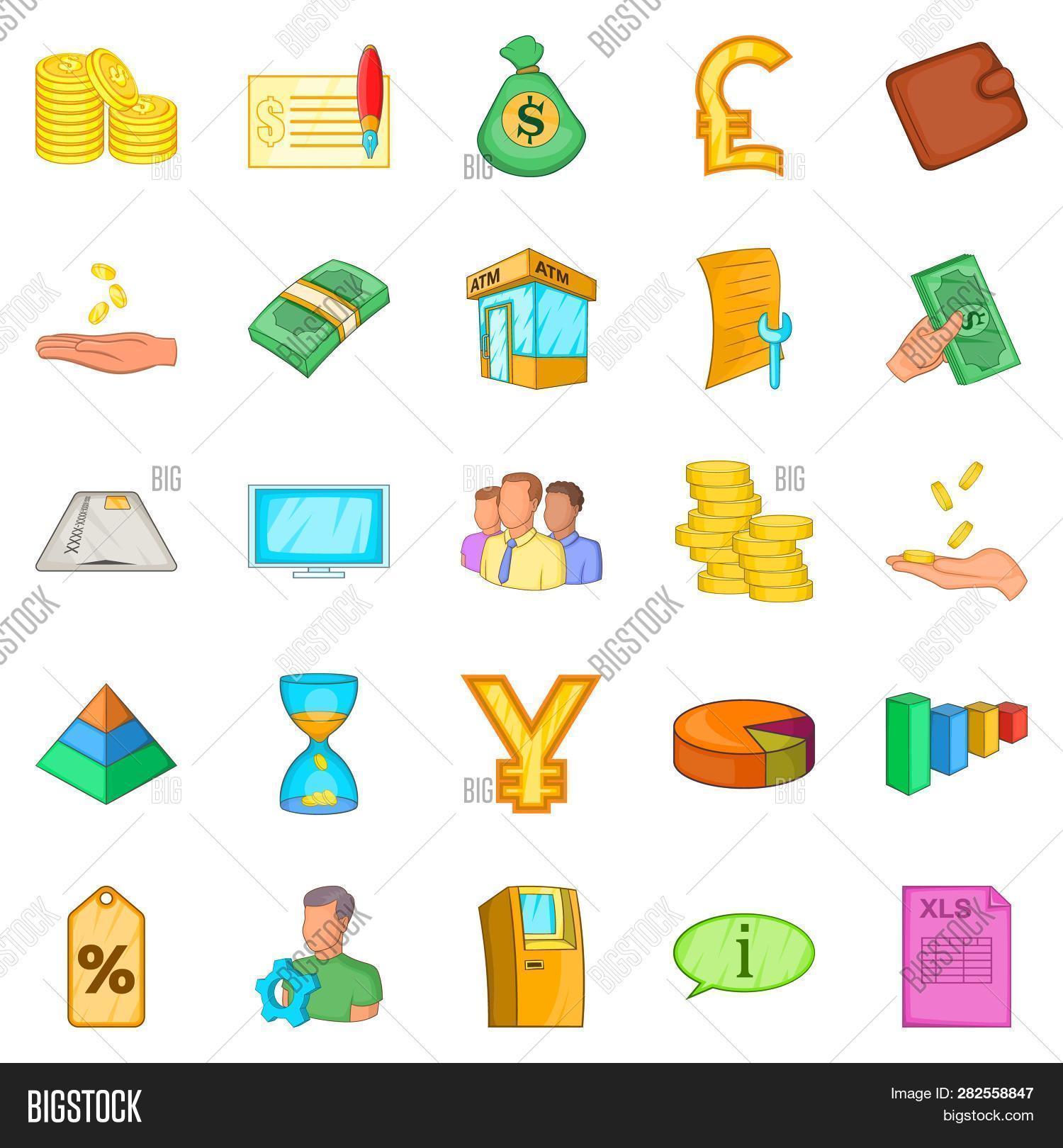 Stocktaking Icons Set Image & Photo (Free Trial) | Bigstock