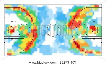 Basketball Court Heat Vector & Photo (Free Trial) | Bigstock