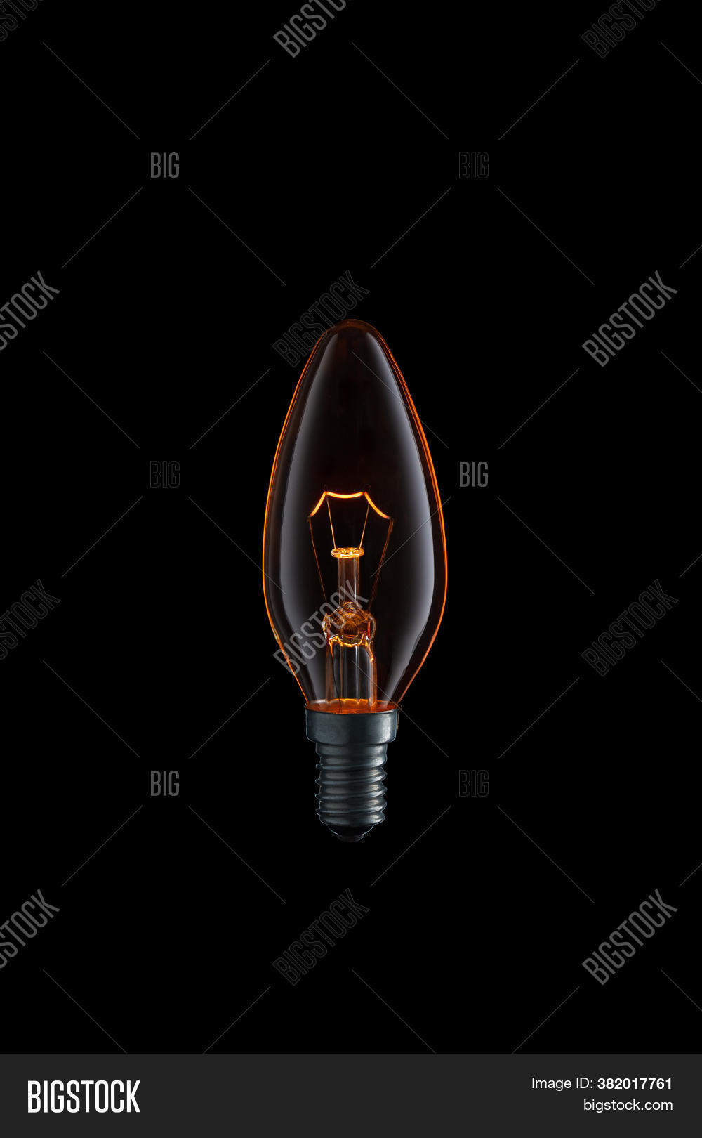 Burning Light Bulb On Image & Photo (Free Trial) | Bigstock