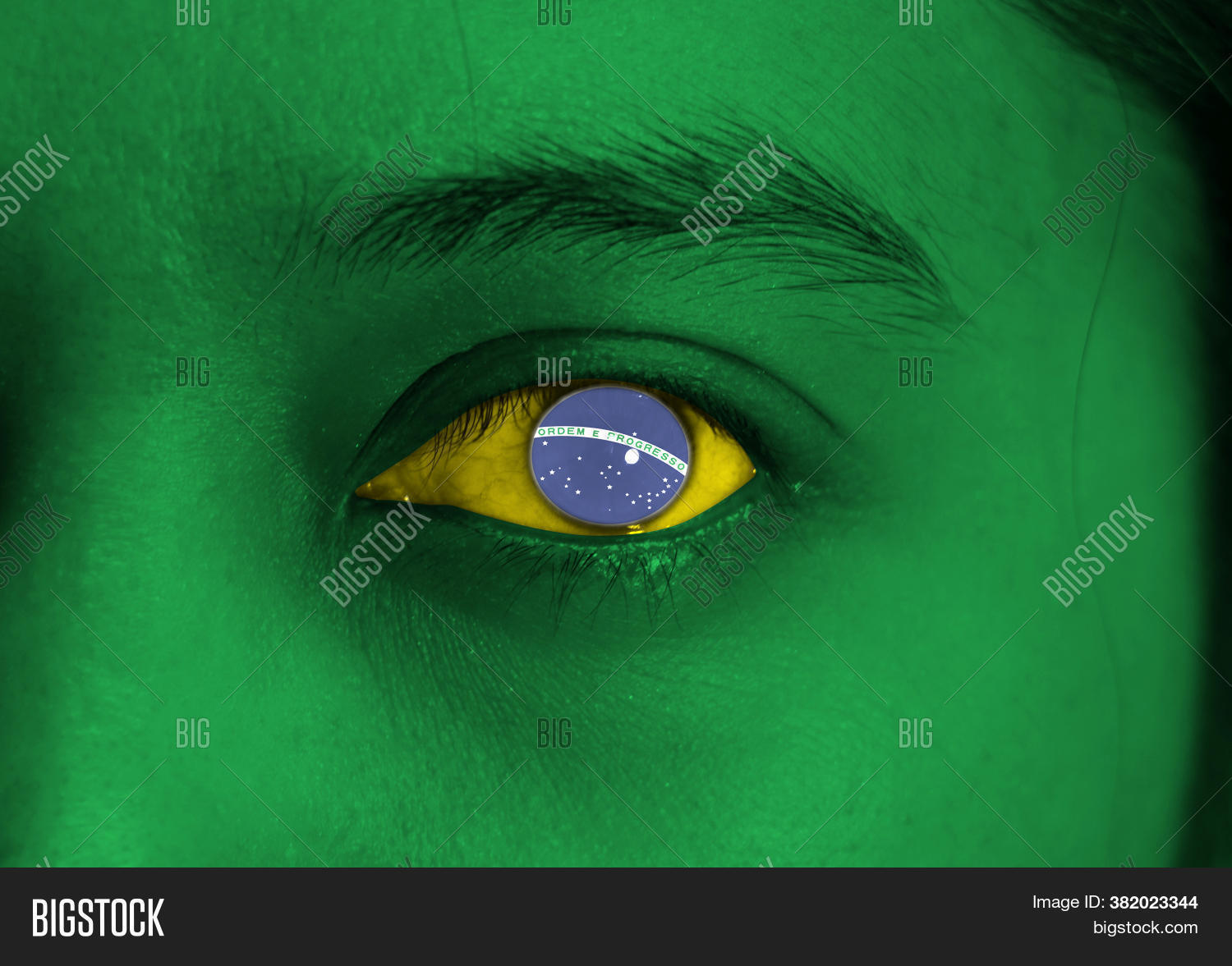 Human Face Painted Image & Photo (Free Trial) | Bigstock