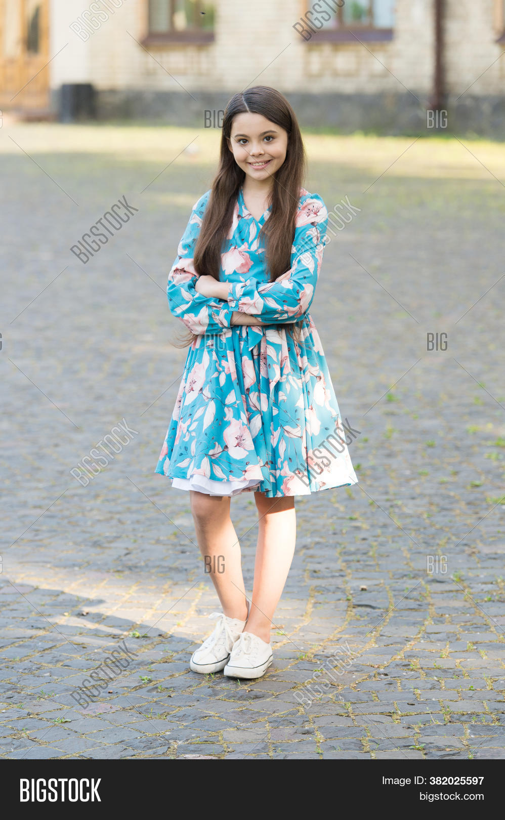 Adorable Girl Long Image & Photo (Free Trial) | Bigstock