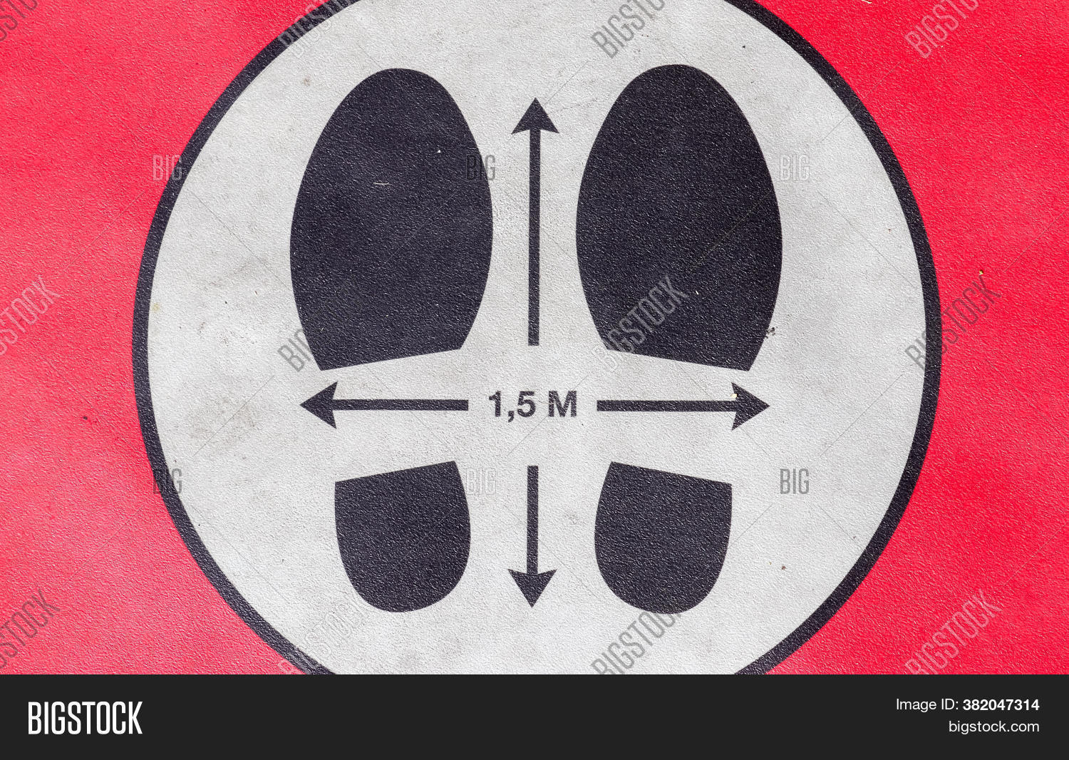 Keep Distance Symbol Image & Photo (Free Trial) | Bigstock