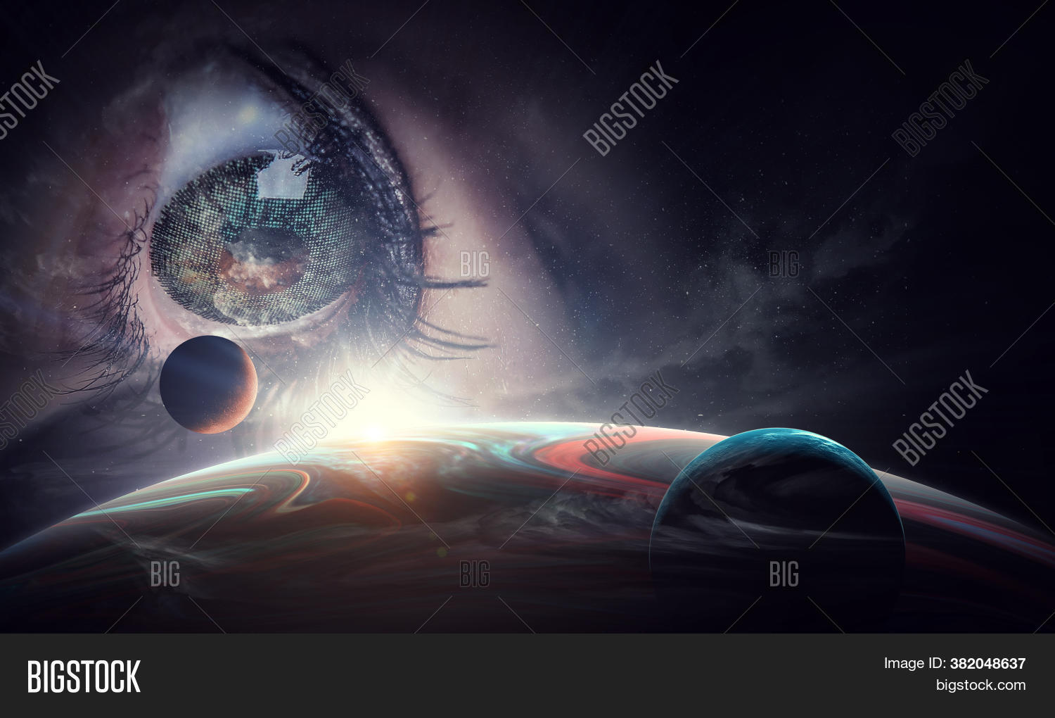Human Eye Space. Image & Photo (Free Trial) | Bigstock