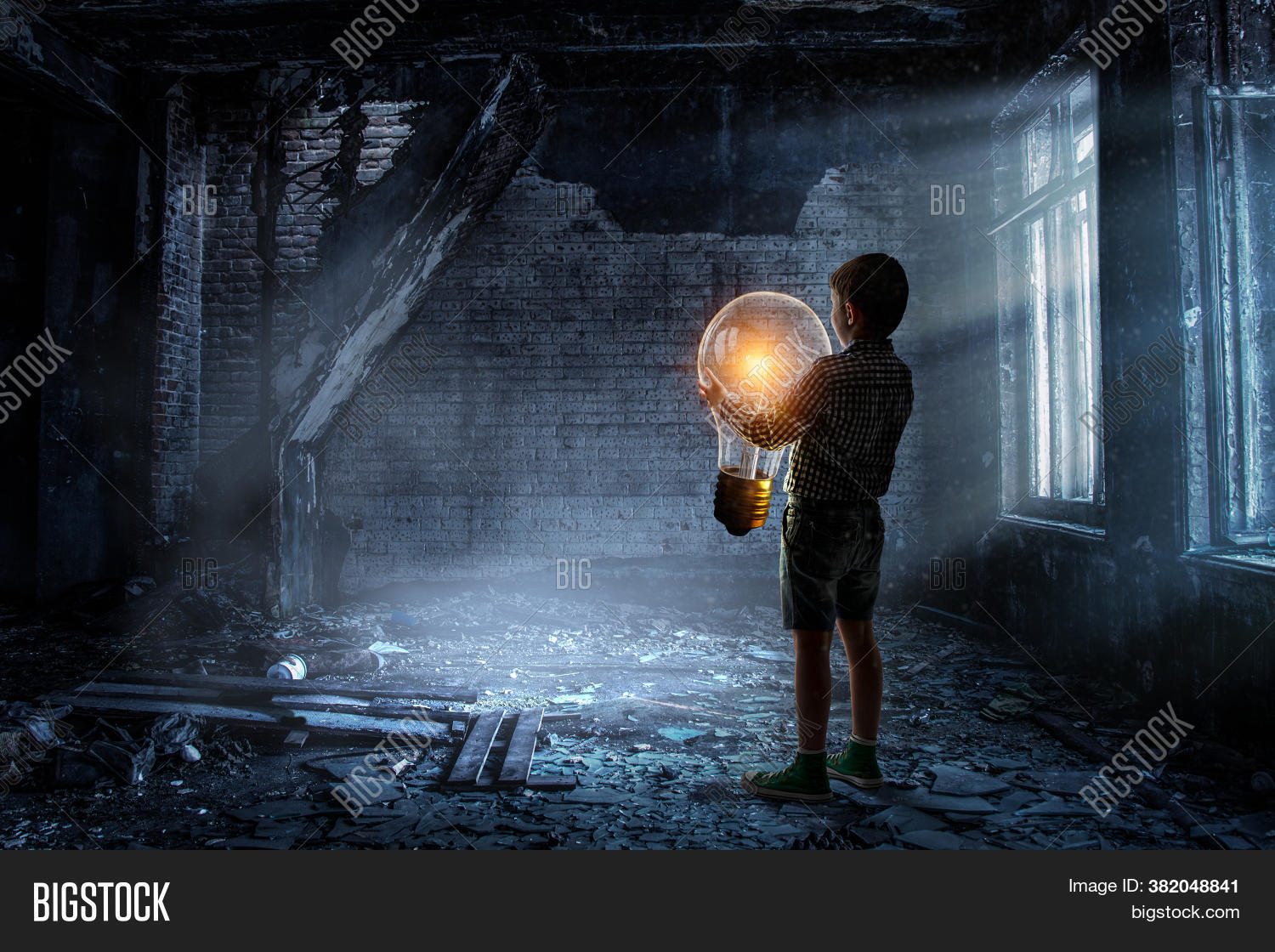 Boy Light Bulb Image & Photo (Free Trial) | Bigstock