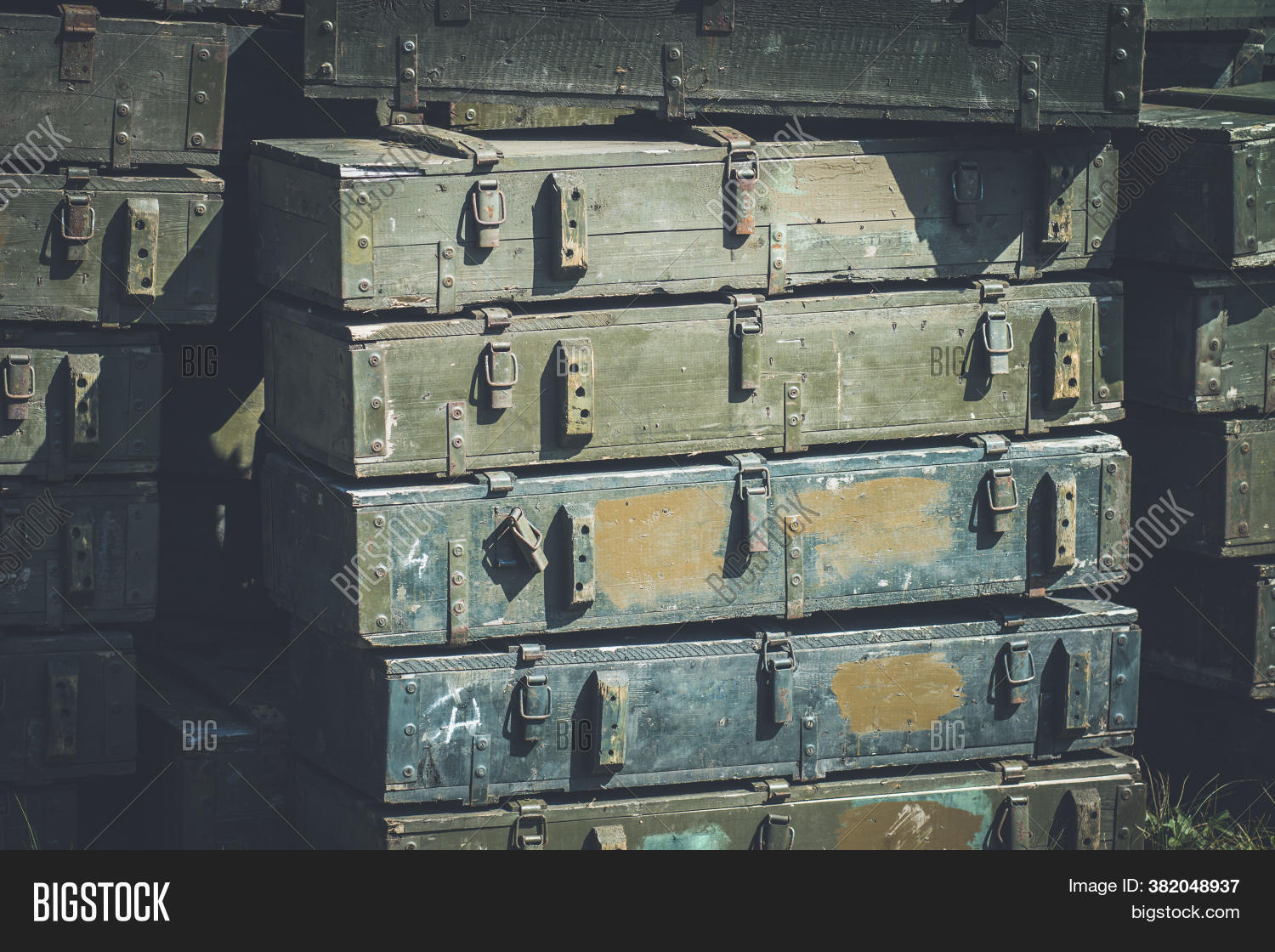 Green Wooden Military Image & Photo (Free Trial) | Bigstock