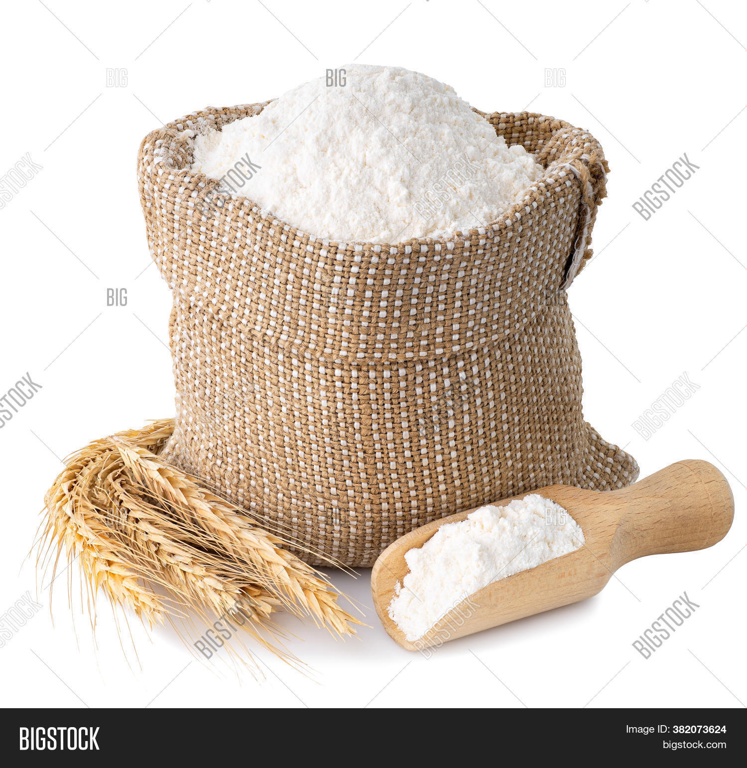 Flour Burlap Sack Image & Photo (Free Trial) | Bigstock