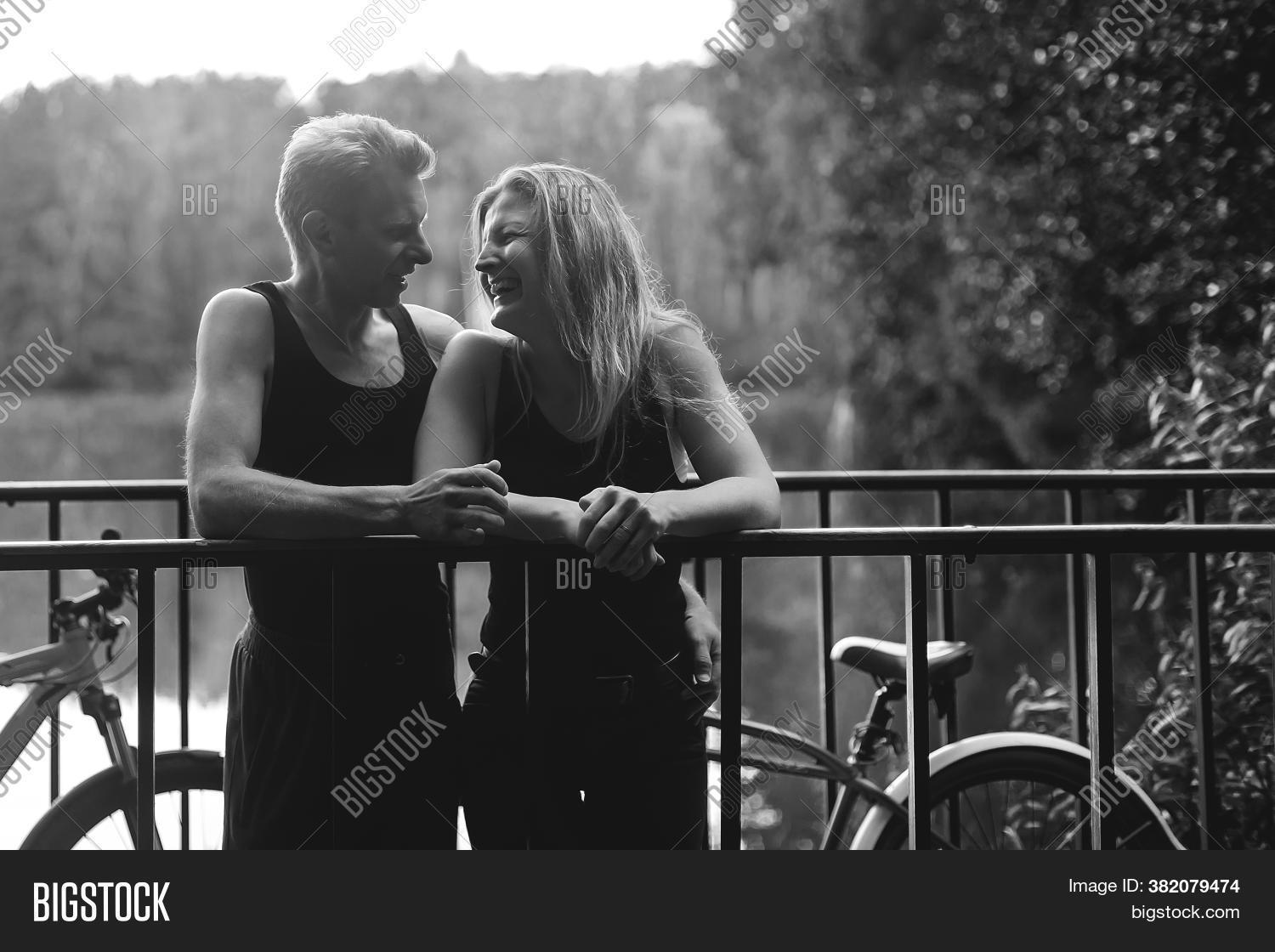 Couple Love On Bikes Image & Photo (Free Trial) | Bigstock