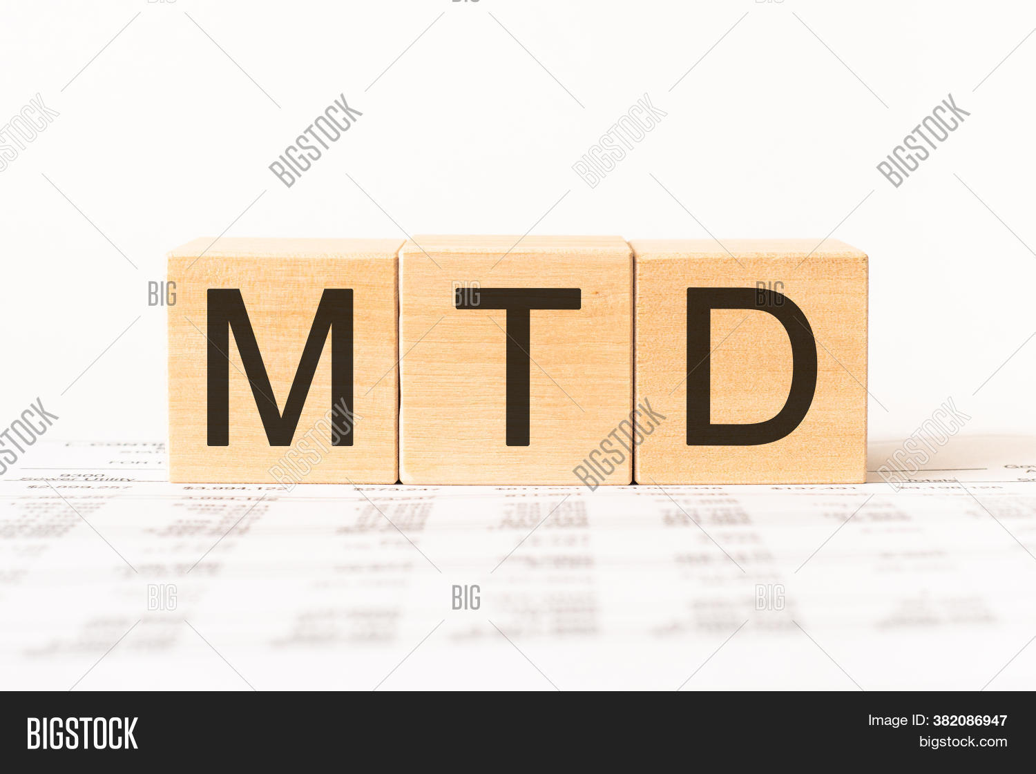 Word Mtd - Month Date Image & Photo (Free Trial) | Bigstock