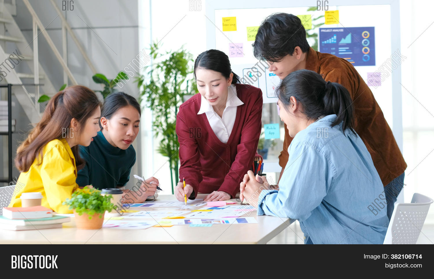 Group Asian Creative Image & Photo (Free Trial) | Bigstock