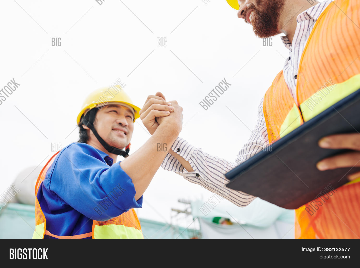 Happy Contractor Head Image & Photo (Free Trial) | Bigstock