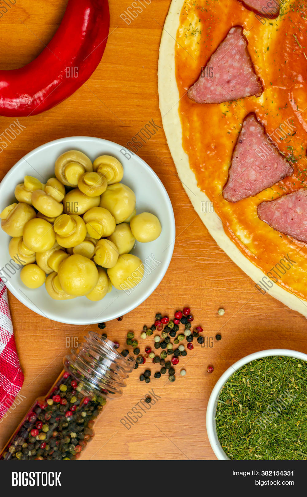 Pizza Ingredients, Image & Photo (Free Trial) | Bigstock