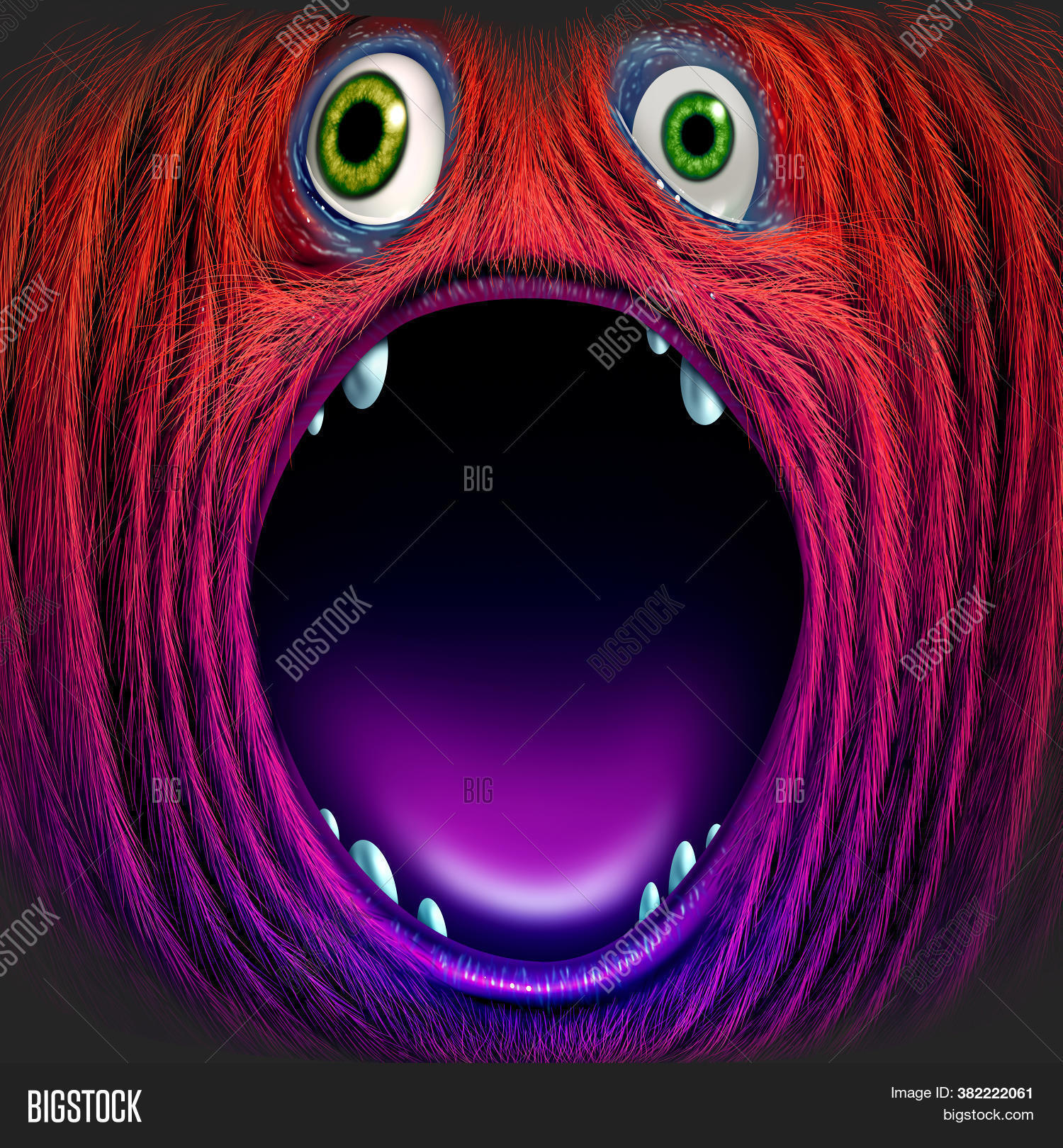 Red Monster Silly Image & Photo (Free Trial) | Bigstock