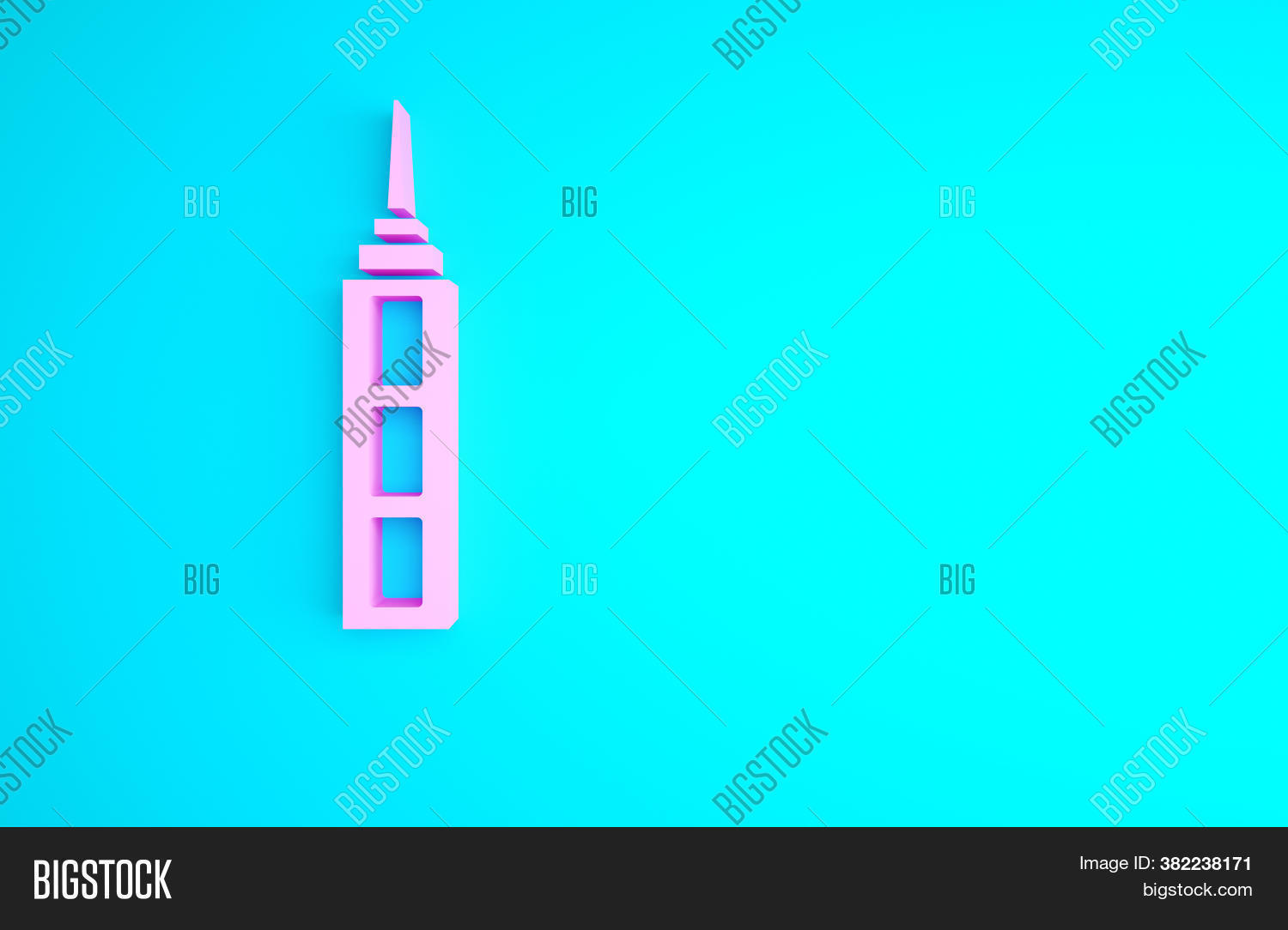 Pink Skyscraper Icon Image & Photo (Free Trial) | Bigstock