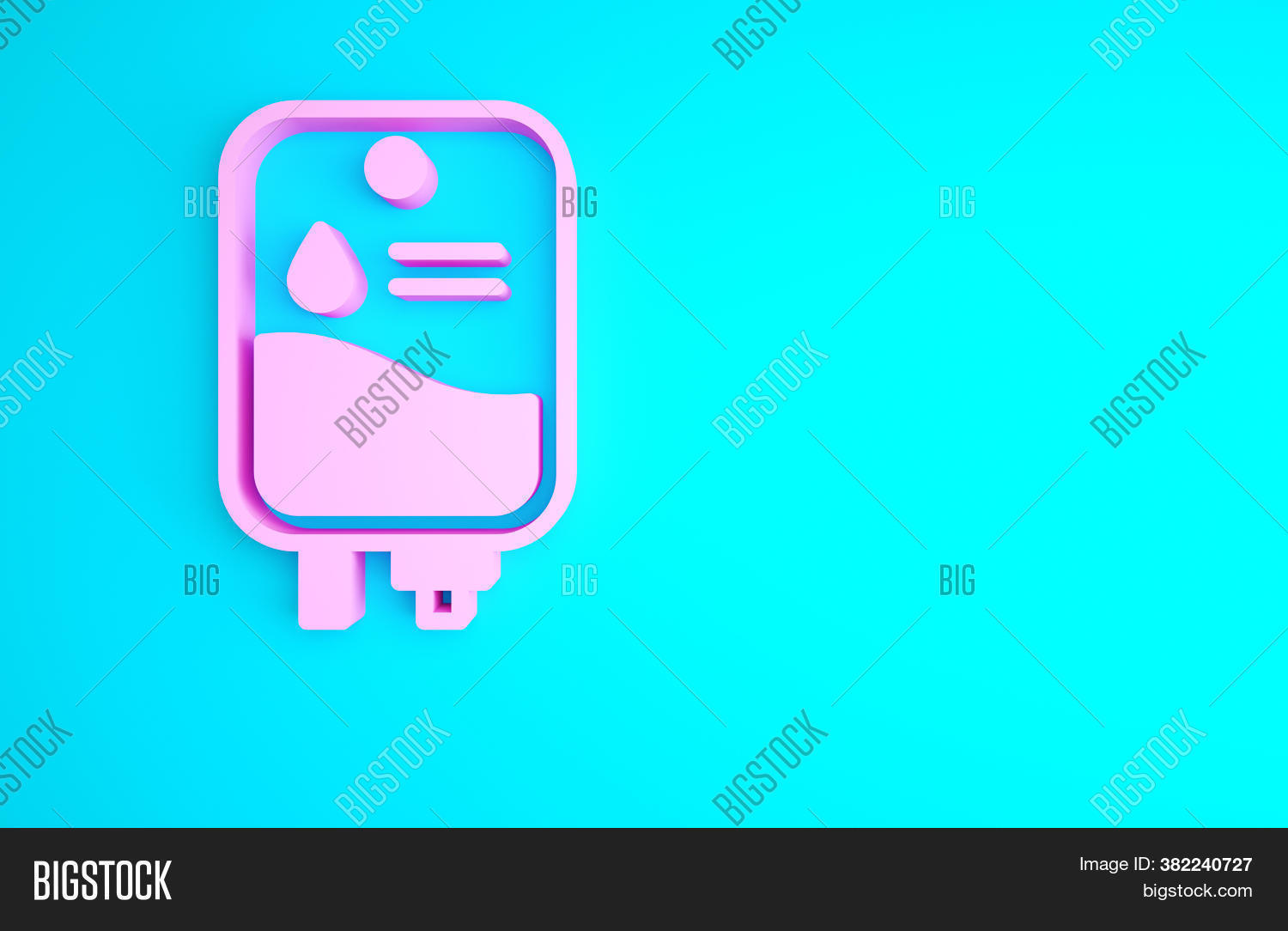 Pink Iv Bag Icon Image & Photo (Free Trial) | Bigstock