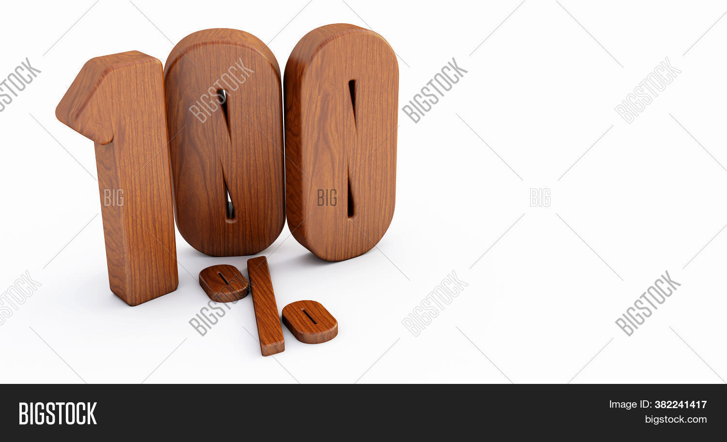 Wooden Number Isolated Image & Photo (Free Trial) | Bigstock