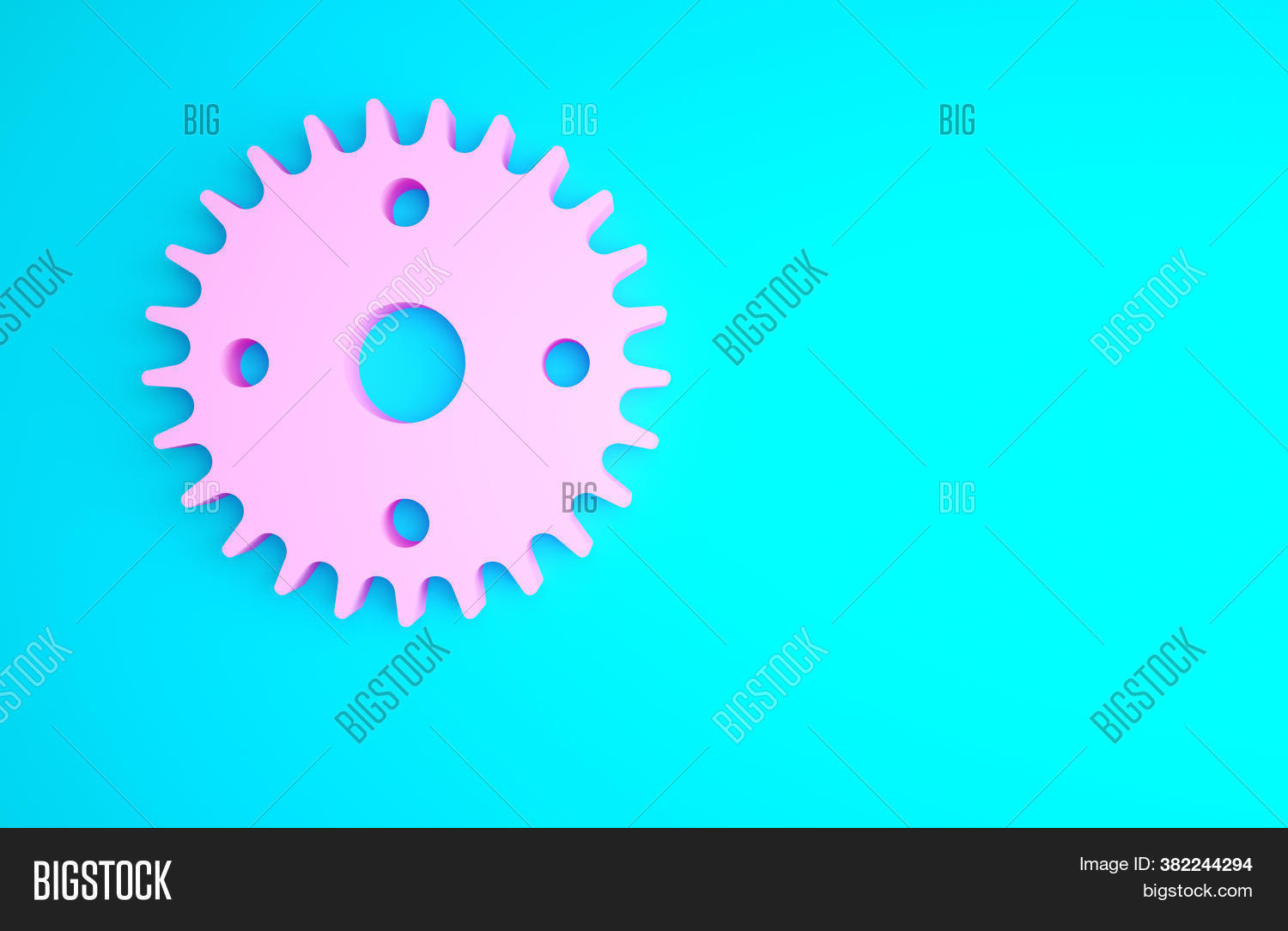 Pink Gear Icon Image & Photo (Free Trial) | Bigstock