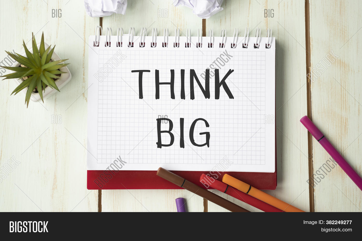 Blank Note Pad Think Image & Photo (Free Trial) | Bigstock