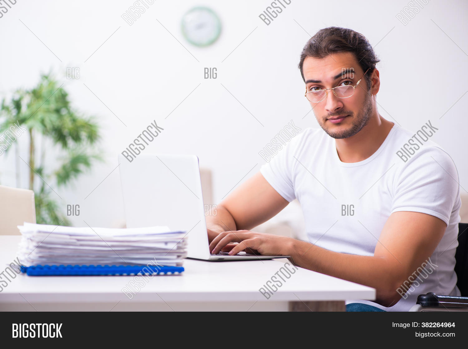 Young Disabled Man Image & Photo (Free Trial) | Bigstock